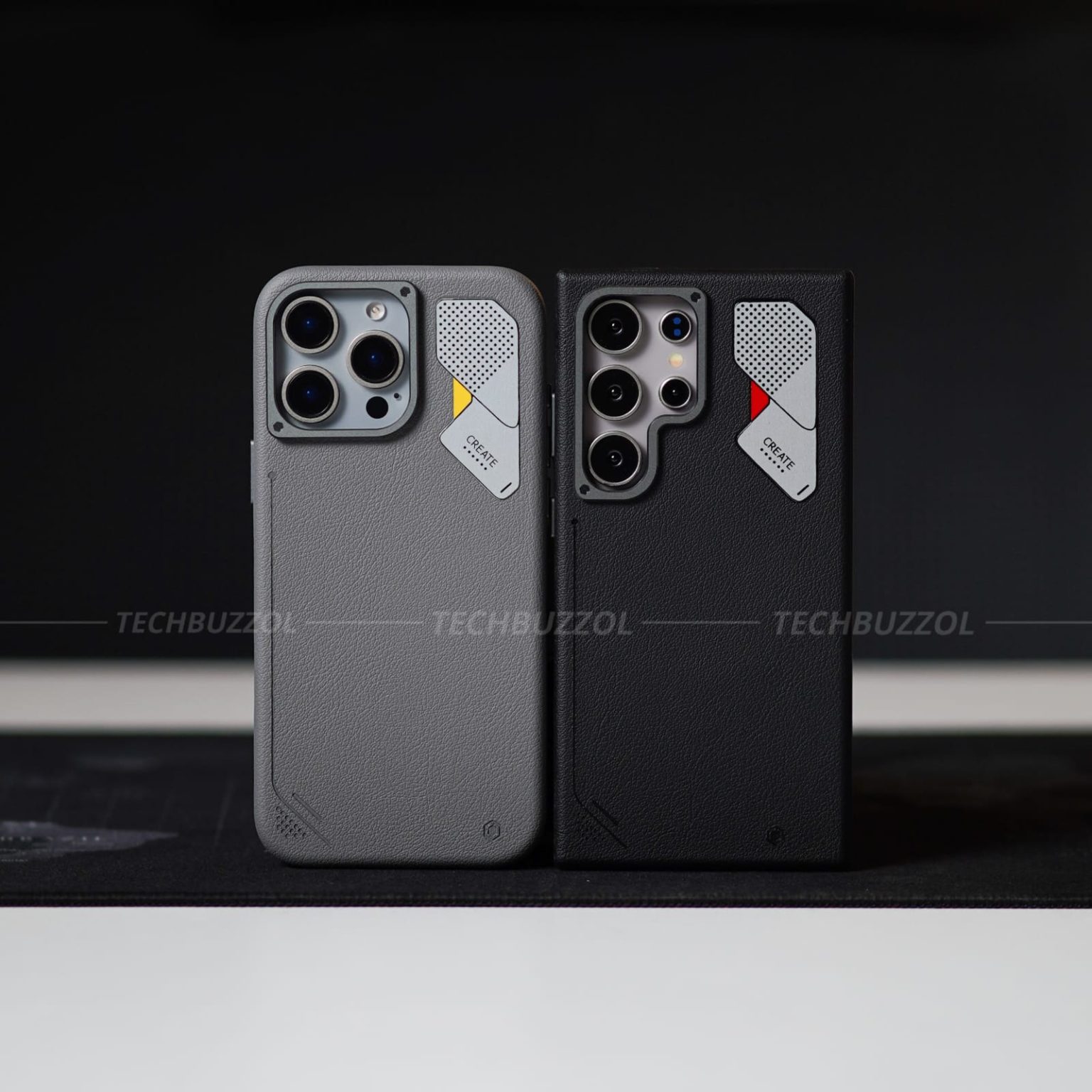 Kadi Ou Magsafe Leather Futuristic Case for iPhone/Samsung – techbuzzol
